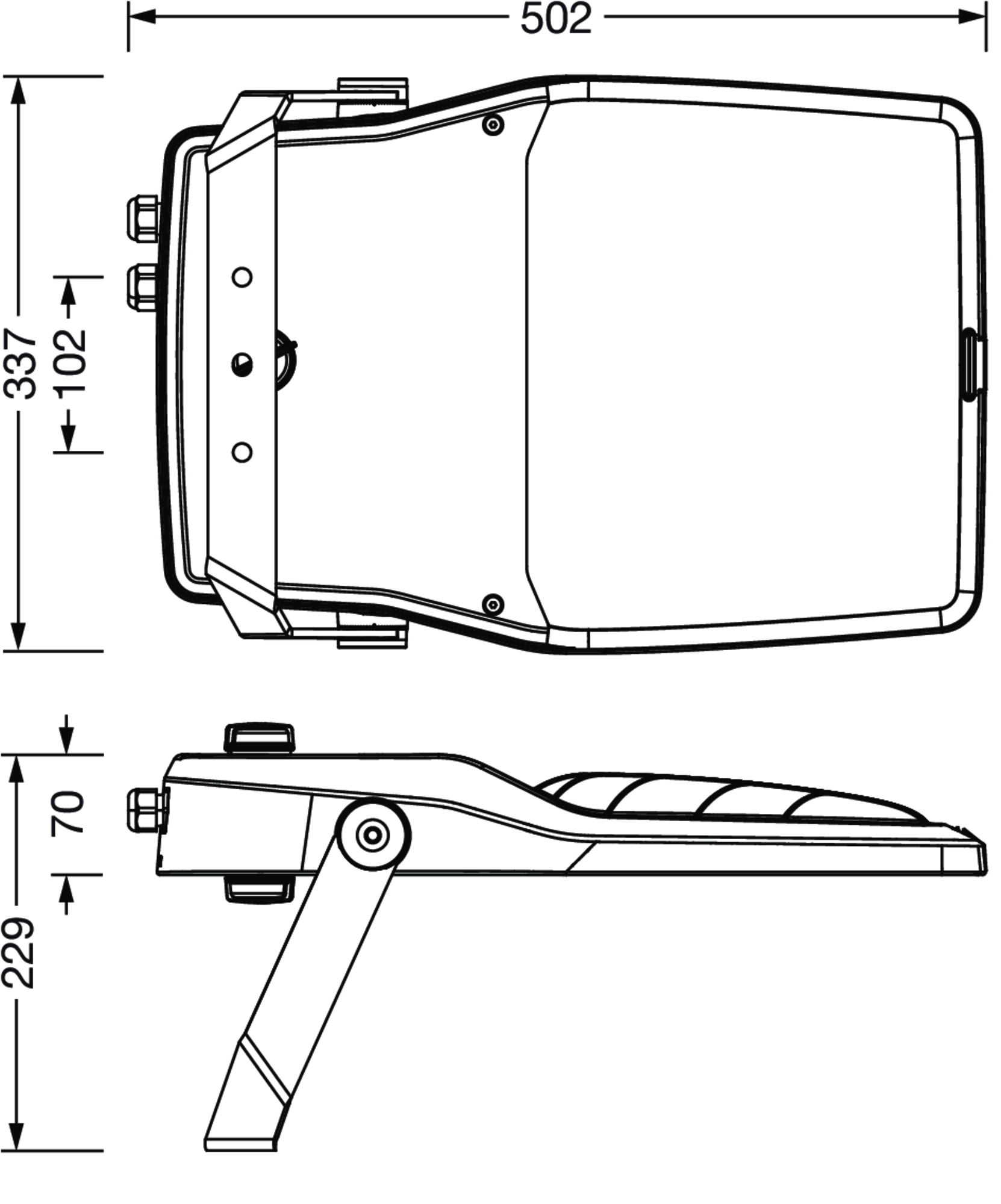 Floodlight FL 21 mini, PL33T, direkt strahlend, mit Smart Interface ...