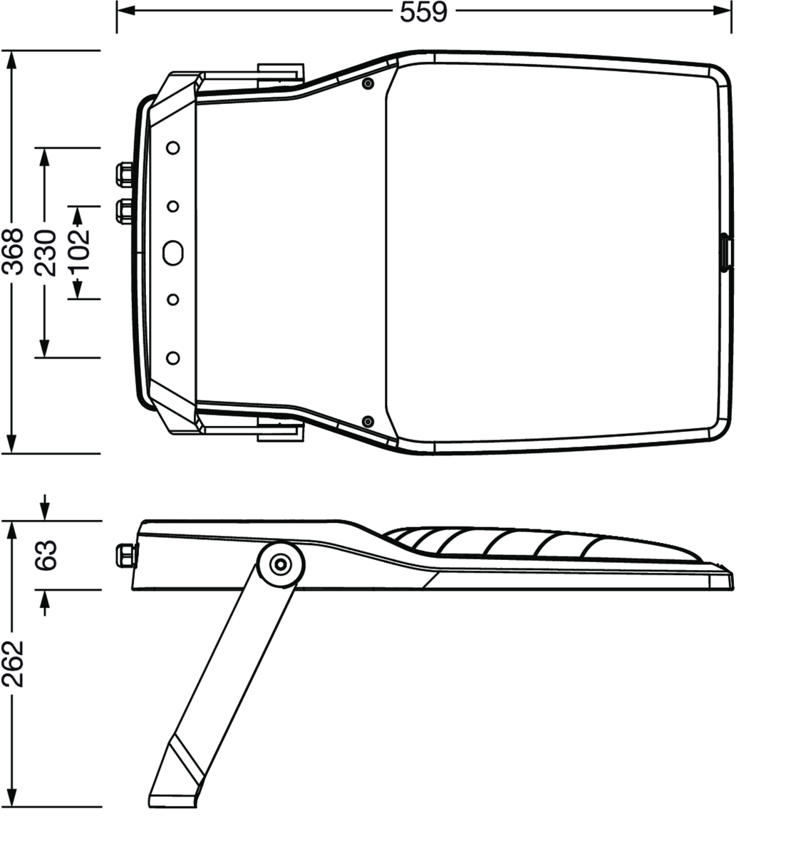 Floodlight FL 21 iQ midi, PL61, direct distribution | SITECO